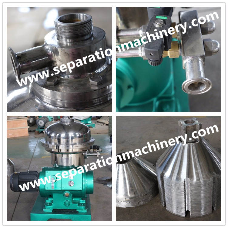 Disc Milk Fat Cream Centrifuge Separator Solid Liquid Butterfly ...